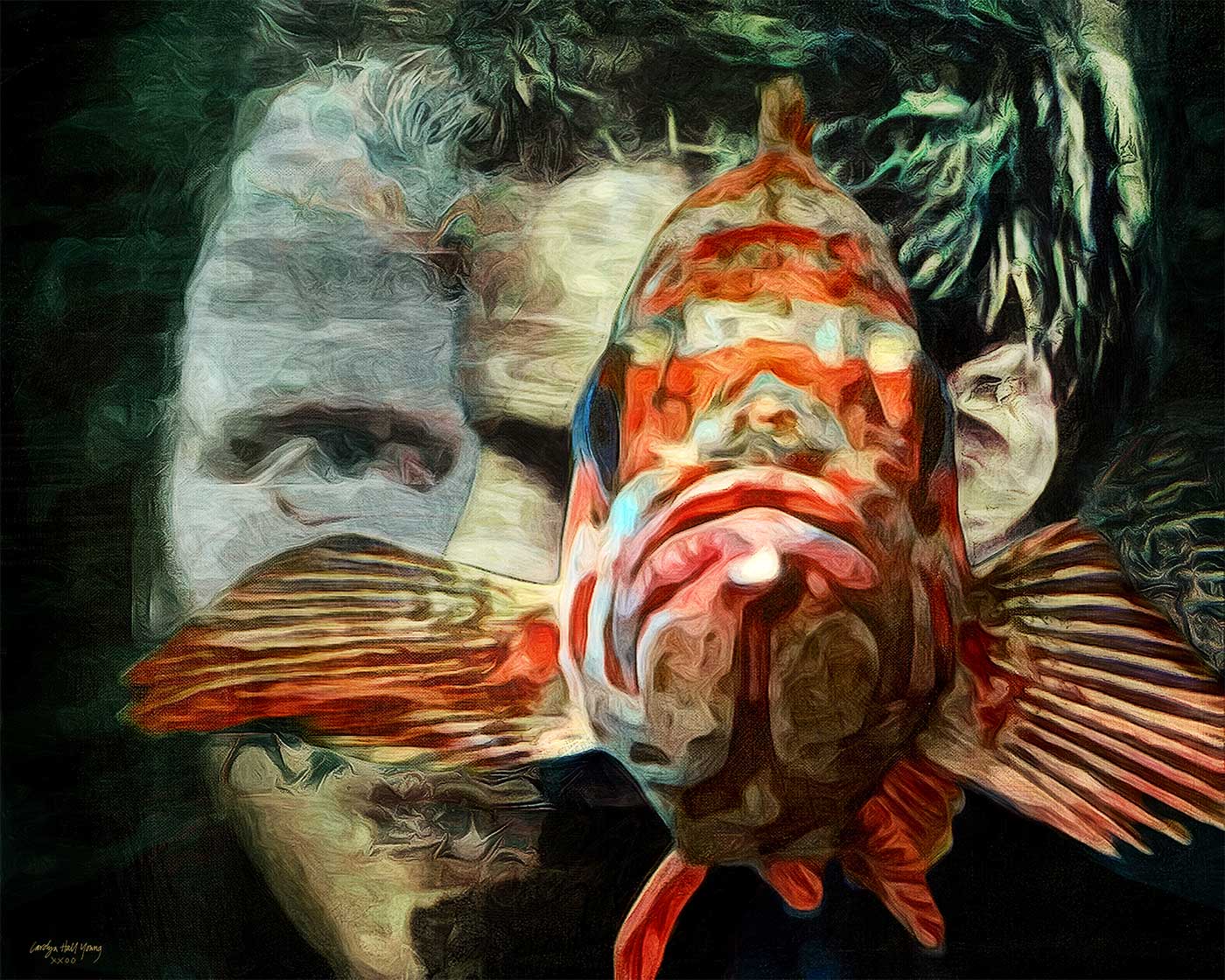 Fear And Trembling of The Red Fish – Art Gallery WP